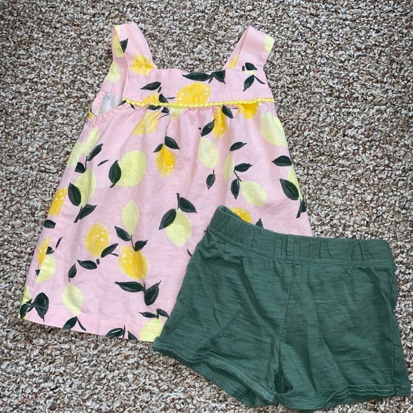 Carter's | Matching Sets | Lemon Tank And Short Set | Poshmark